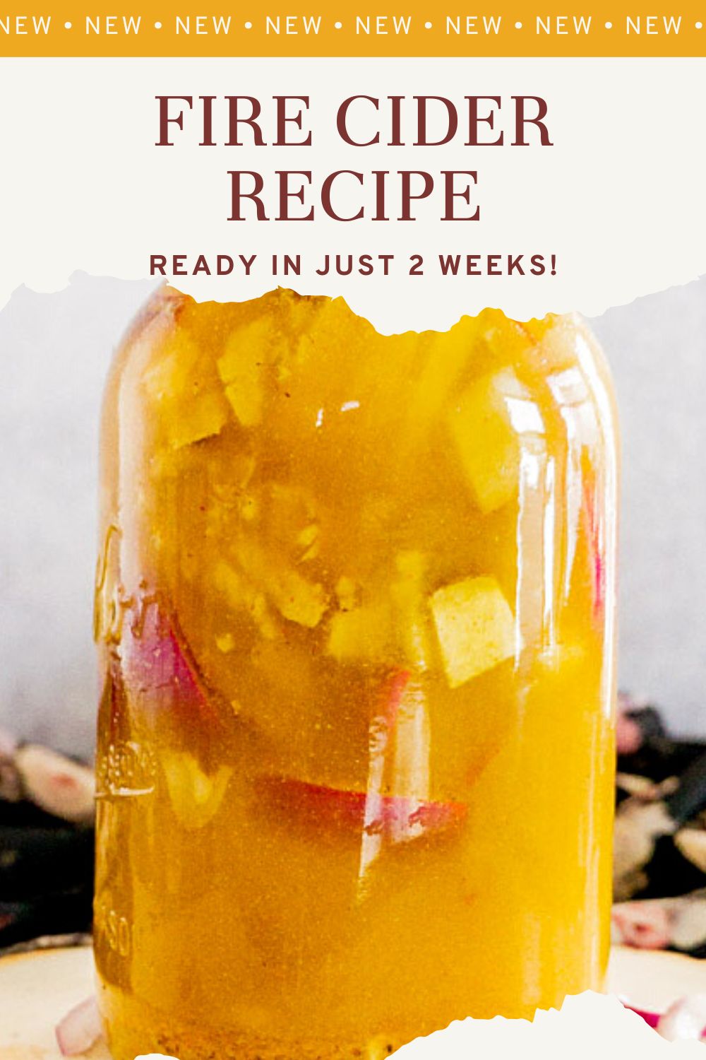 Simple And Quick Fire Cider Recipe