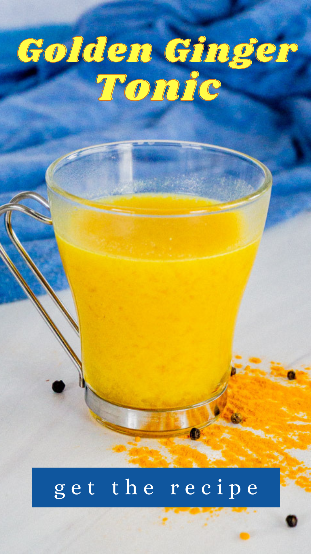 Warm Golden Ginger Drink Recipe (Natural Ingredients)