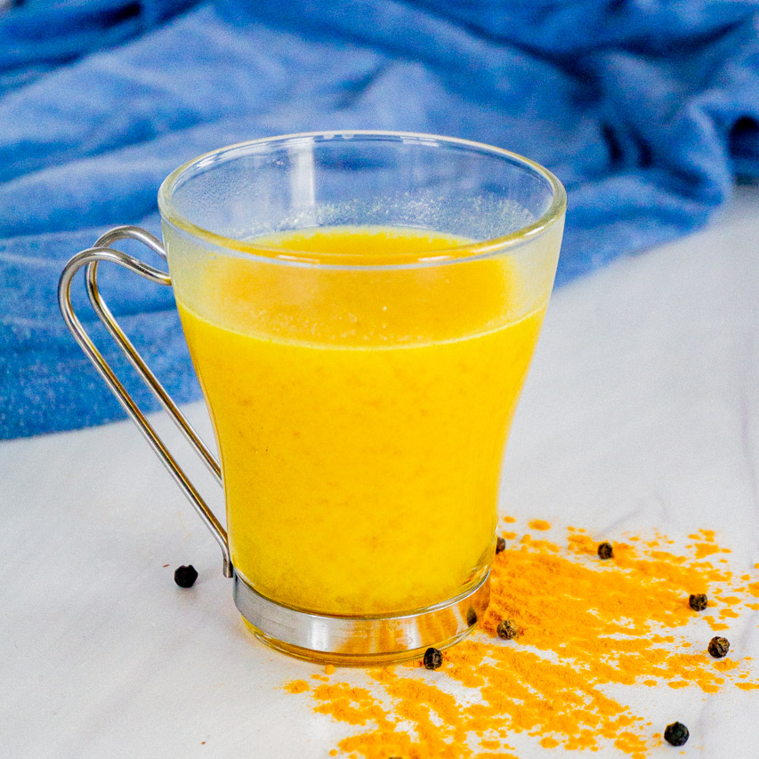 Warm Golden Ginger Drink Recipe (Natural Ingredients)