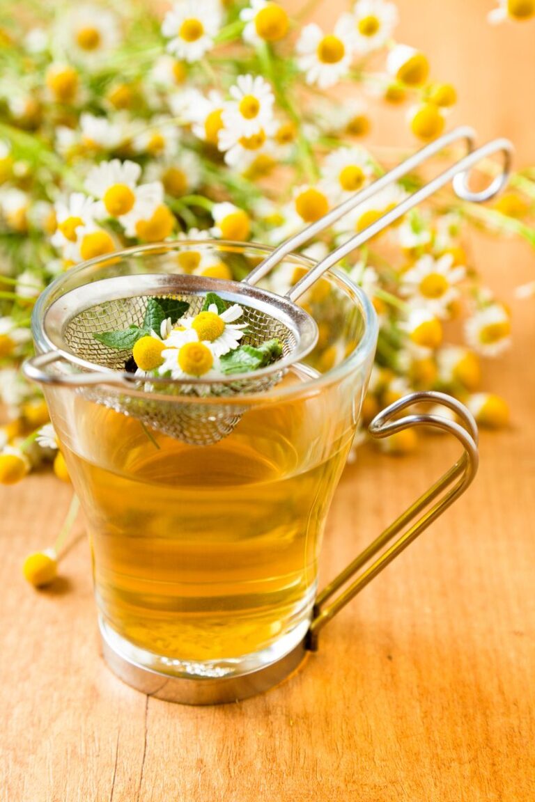 Soothing Chamomile Tea For Fever, Flu, And More
