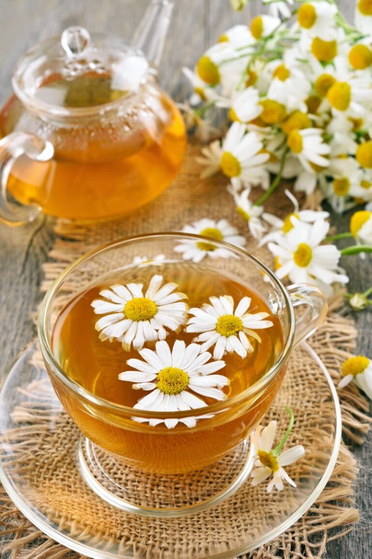 Soothing Chamomile Tea For Fever, Flu, And More