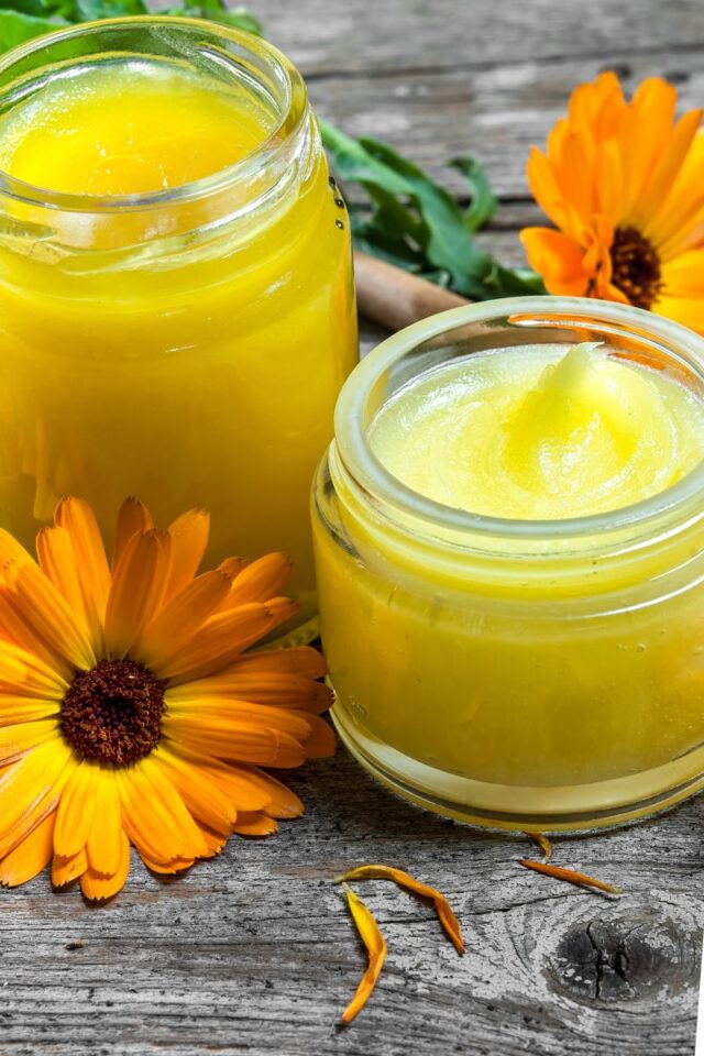 DIY Calendula Salve Recipe (Healing Inflamed Skin)