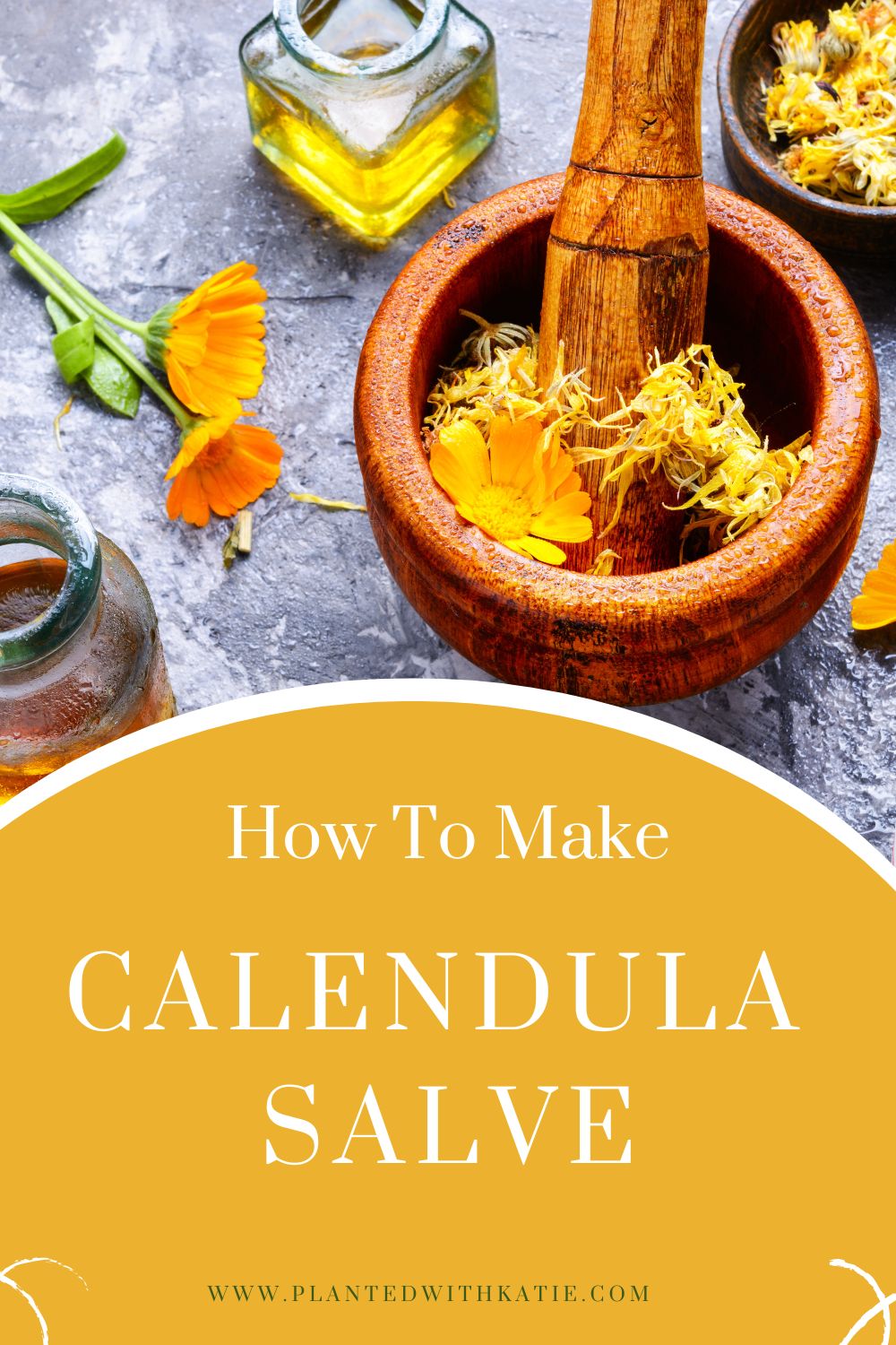 DIY Calendula Salve Recipe (Healing Inflamed Skin)