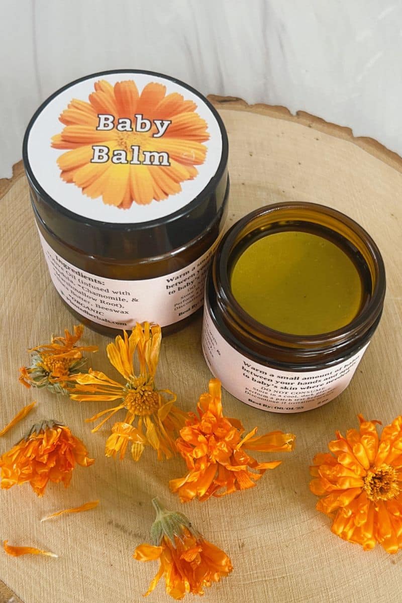How To Make A Herbal Baby Balm Recipe For Rashes